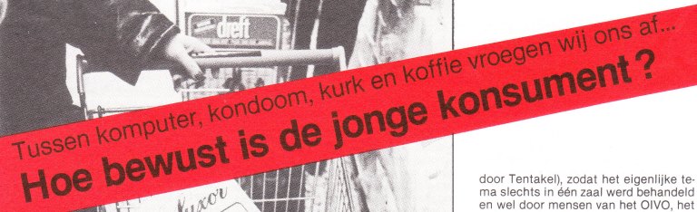 Veertig jaar geleden: hoe bewust is de jonge consument? – dagelijks ...