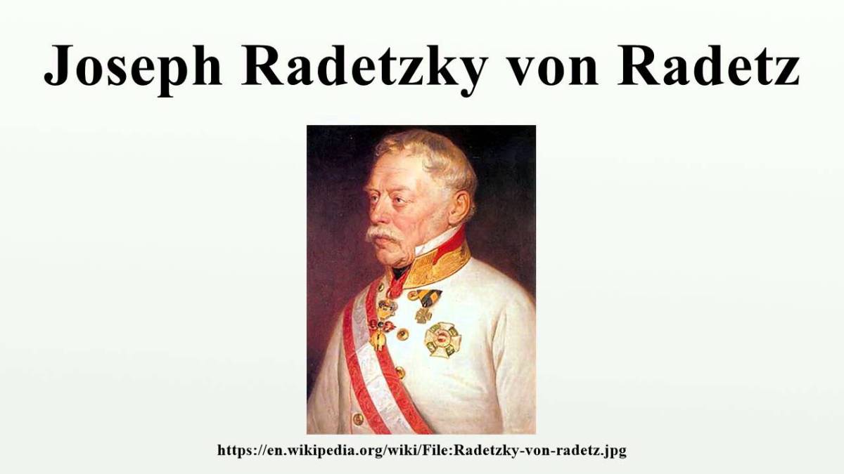 Josef Radetzky von Radetz (1766-1858) – dagelijks iets degelijks
