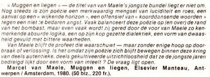 Marcel van Maele (1931-2009) – dagelijks iets degelijks