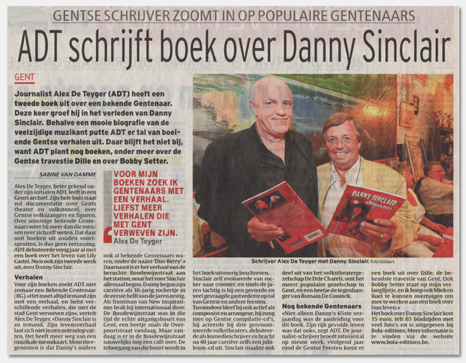 Danny Sinclair (1946-2023) – dagelijks iets degelijks